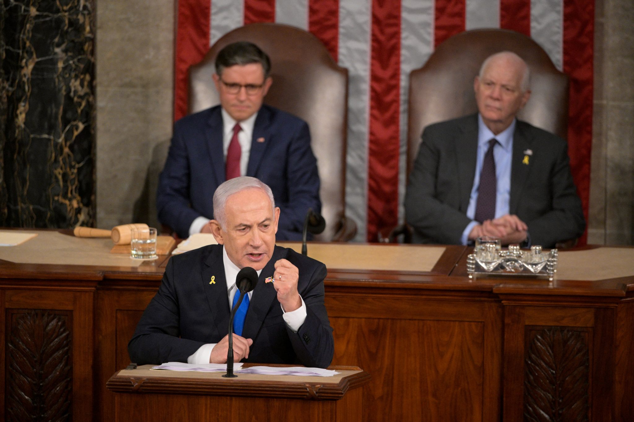 In Congressional Address, Netanyahu Slams American Protesters and ...
