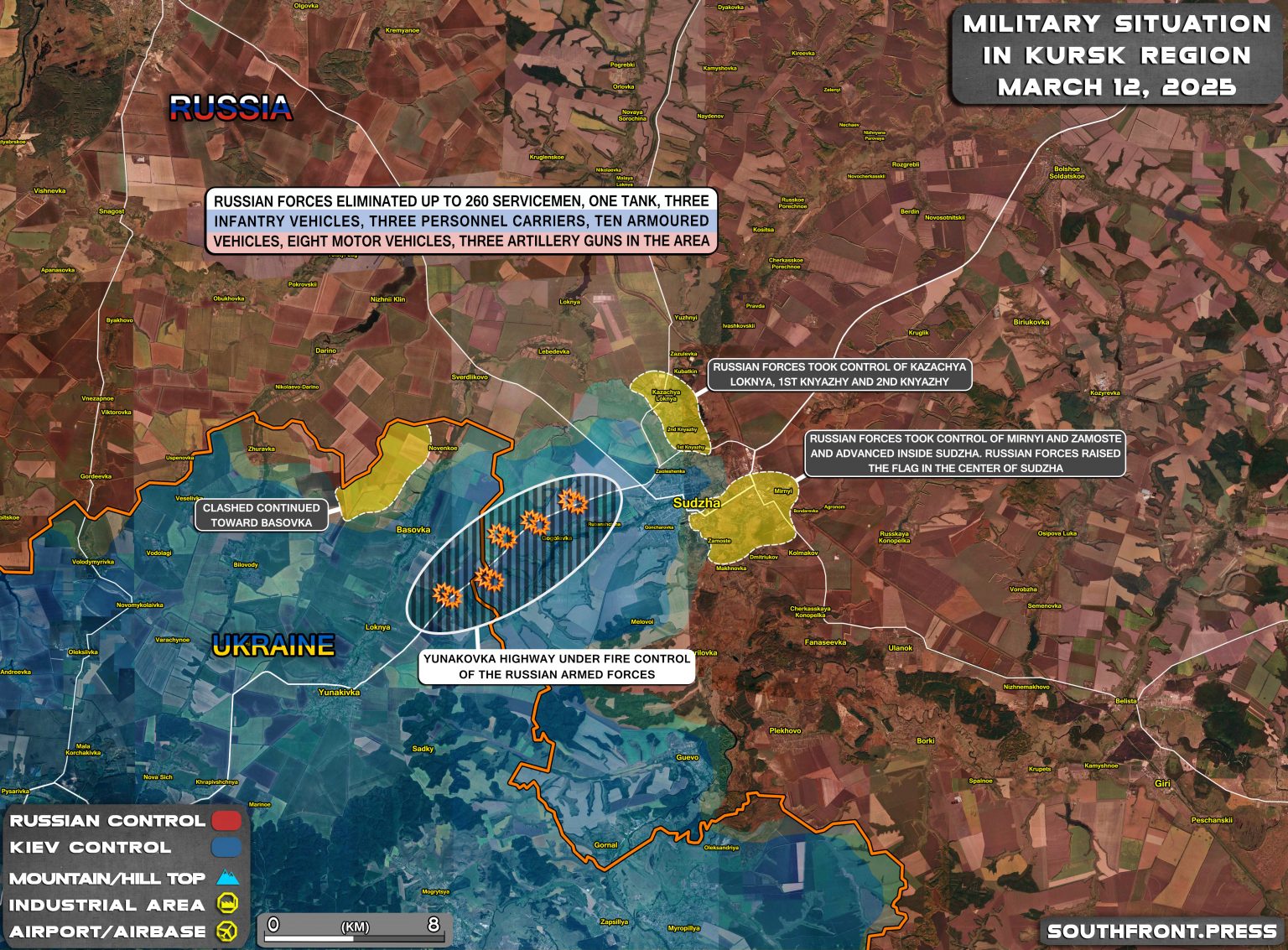 Russian Commander Says Ukrainian Forces Surrounded in Kursk - News From ...