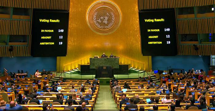 UN General Assembly Overwhelmingly Votes in Favor of Immediate Gaza ...